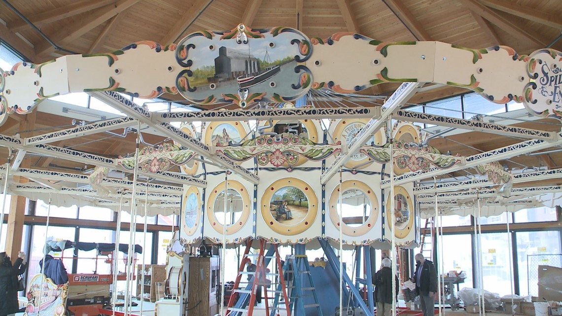 Buffalo Heritage Carousel at Canalside almost complete | wgrz.com
