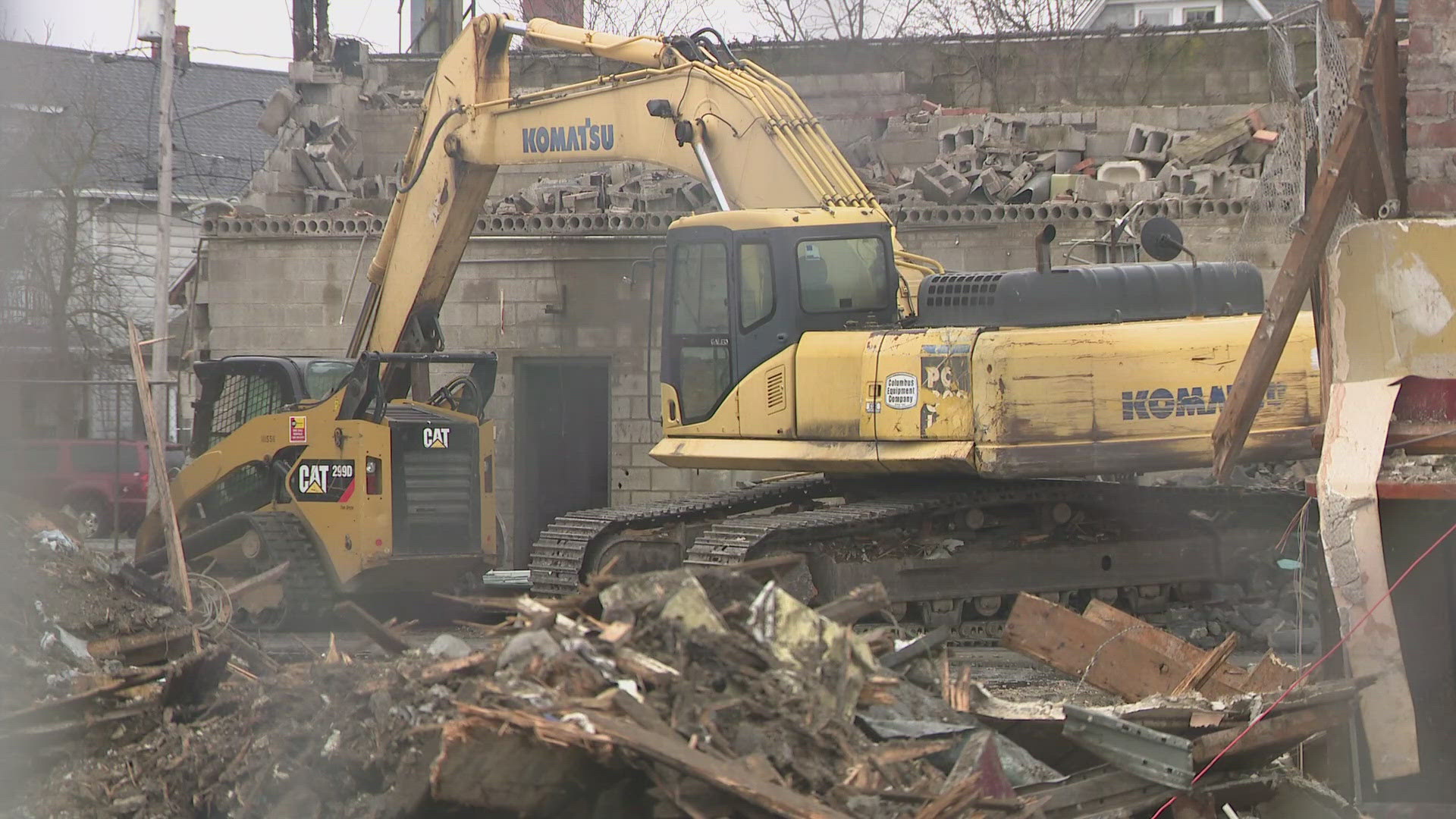 Demolition nears completion at former Voelker's Lanes bowling alley ...