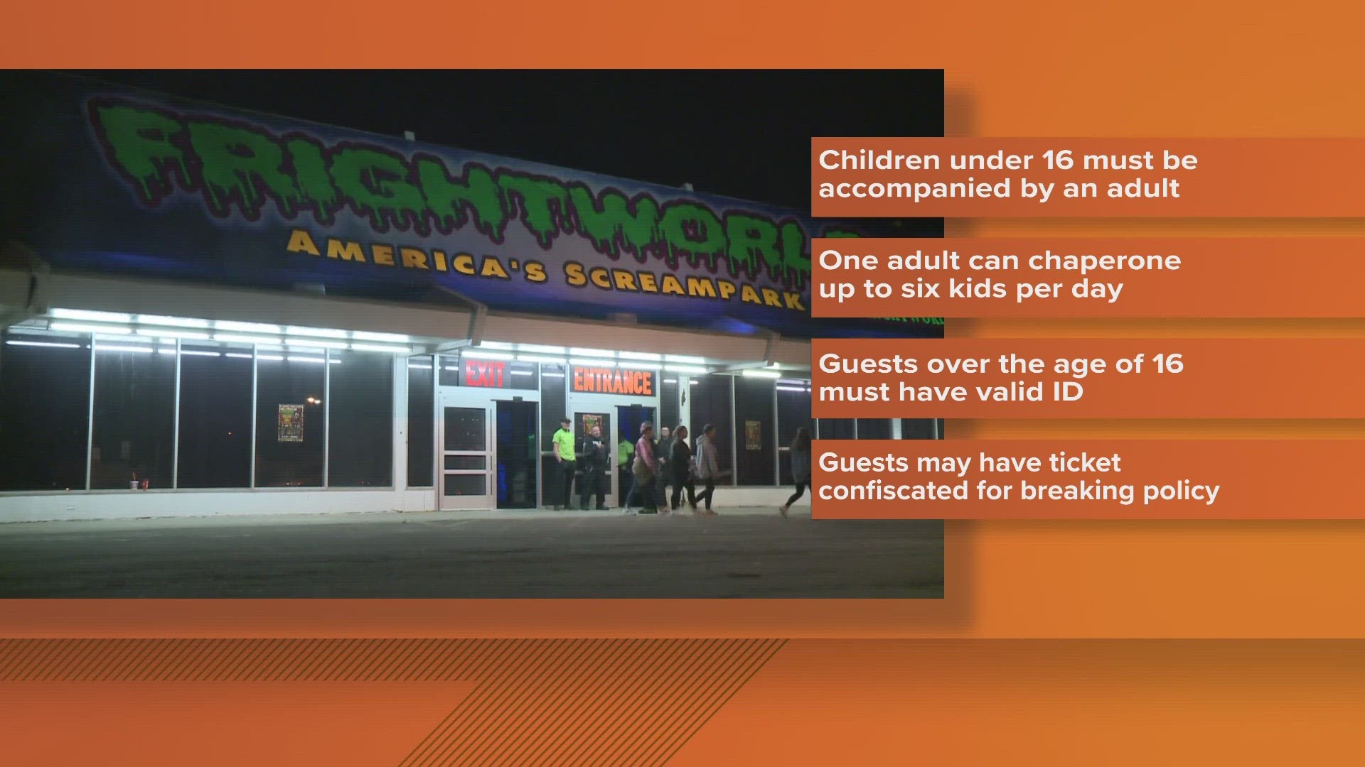 Frightworld unveils new chaperone policy | wgrz.com