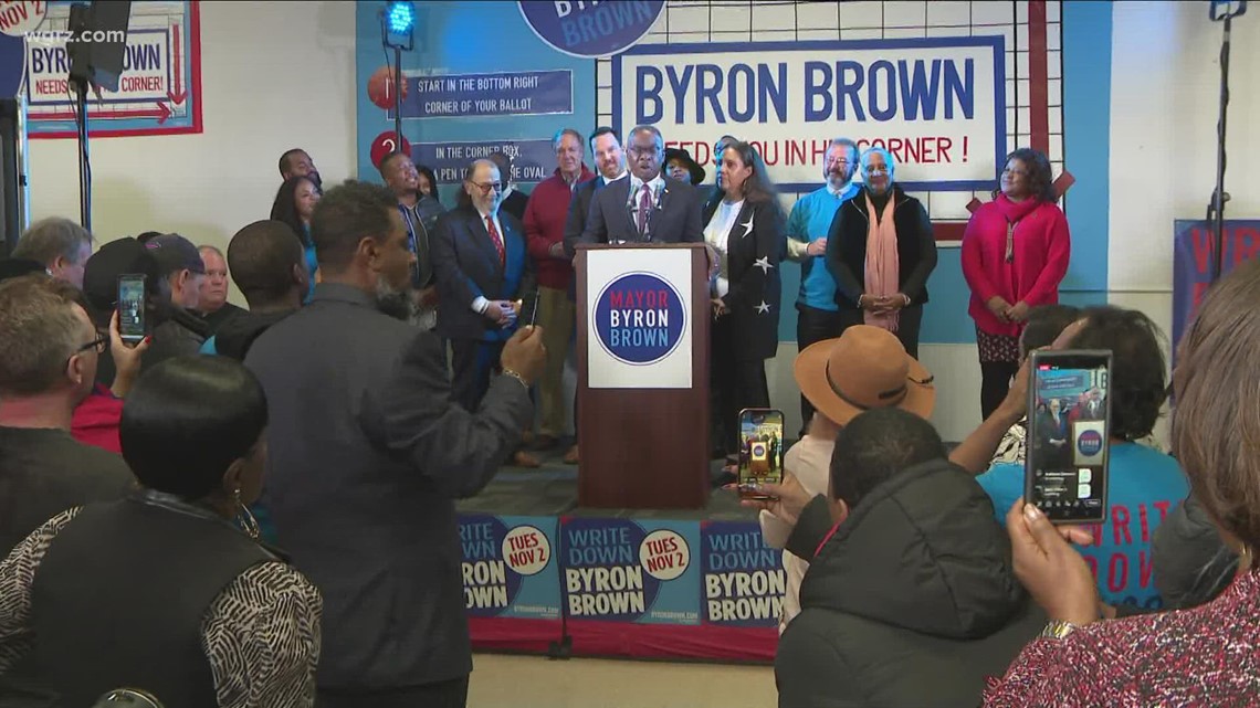 Mayor Brown declares victory; Walton says she's not conceding just yet ...