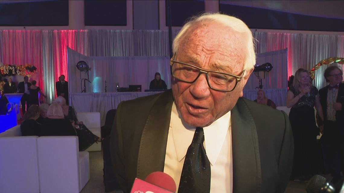 Russell Salvatore celebrates his 90th birthday with downtown Buffalo ...