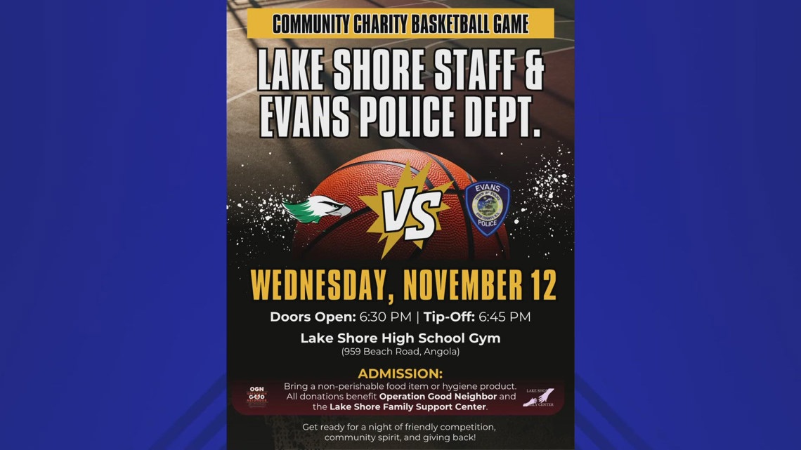 Lake Shore vs. Evans PD basketball fundraiser | wgrz.com