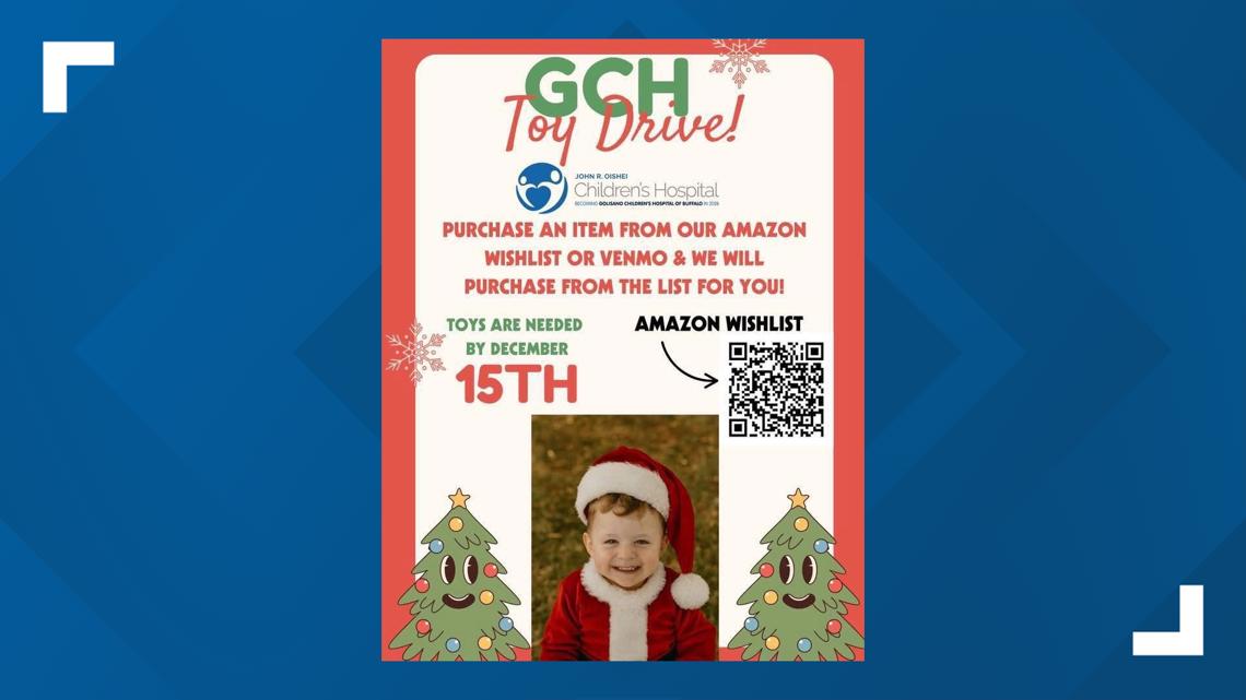 Toy drive to benefit patients at Oishei Children's Hospital | wgrz.com
