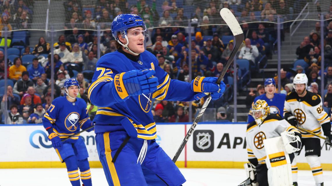 Buffalo Sabres score 6 goals, beat the Boston Bruins | wgrz.com