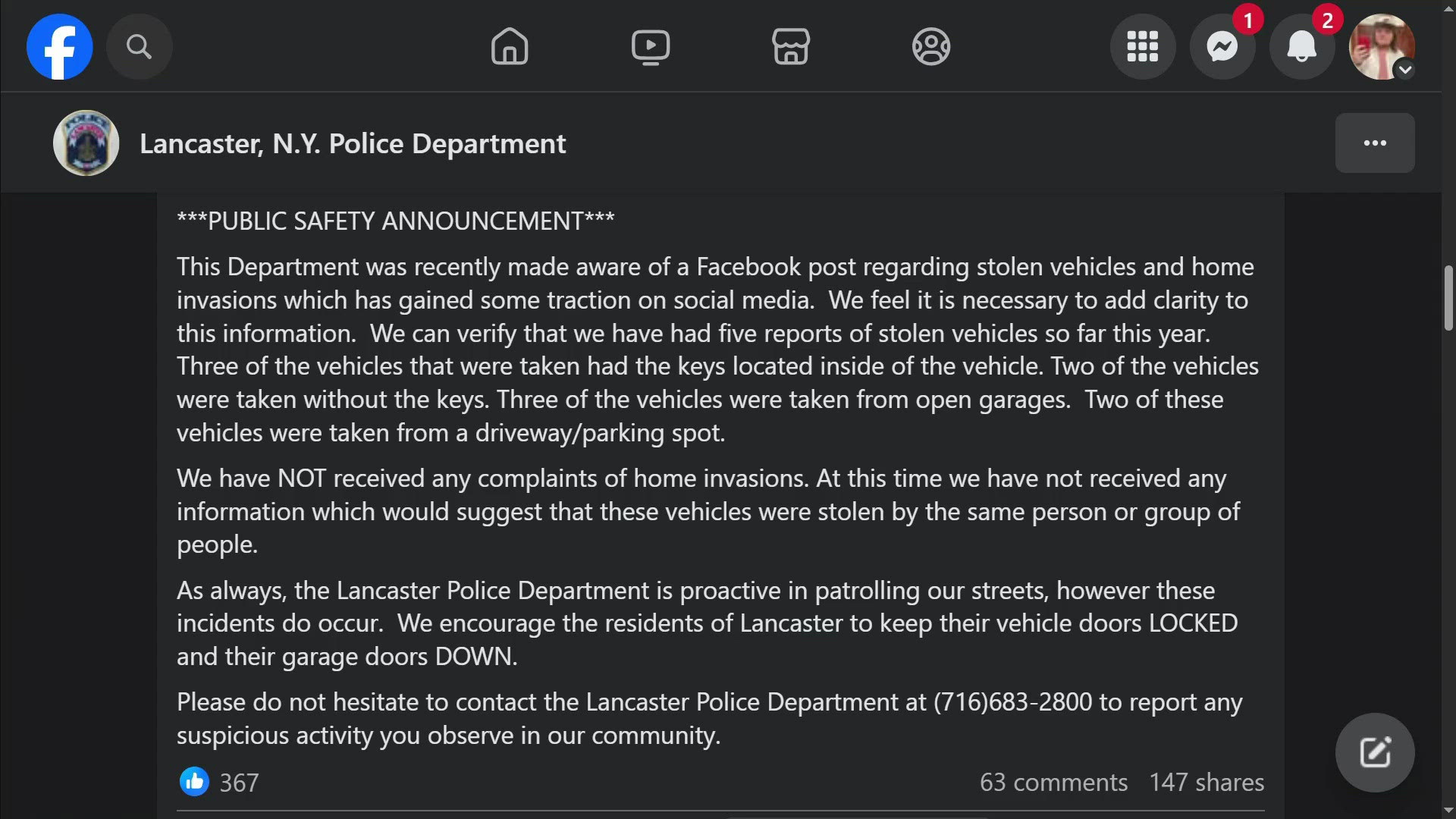 Lancaster Police respond to concerns about thefts and home invasions ...