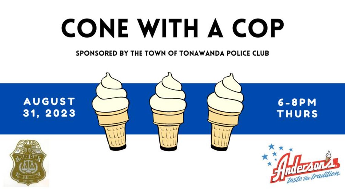 Anderson's hosting cone with a cop | wgrz.com
