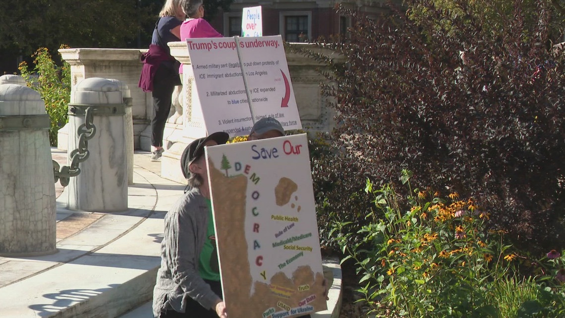 Protest held in Niagara Square over cuts to Medicaid, SNAP benefits and ...