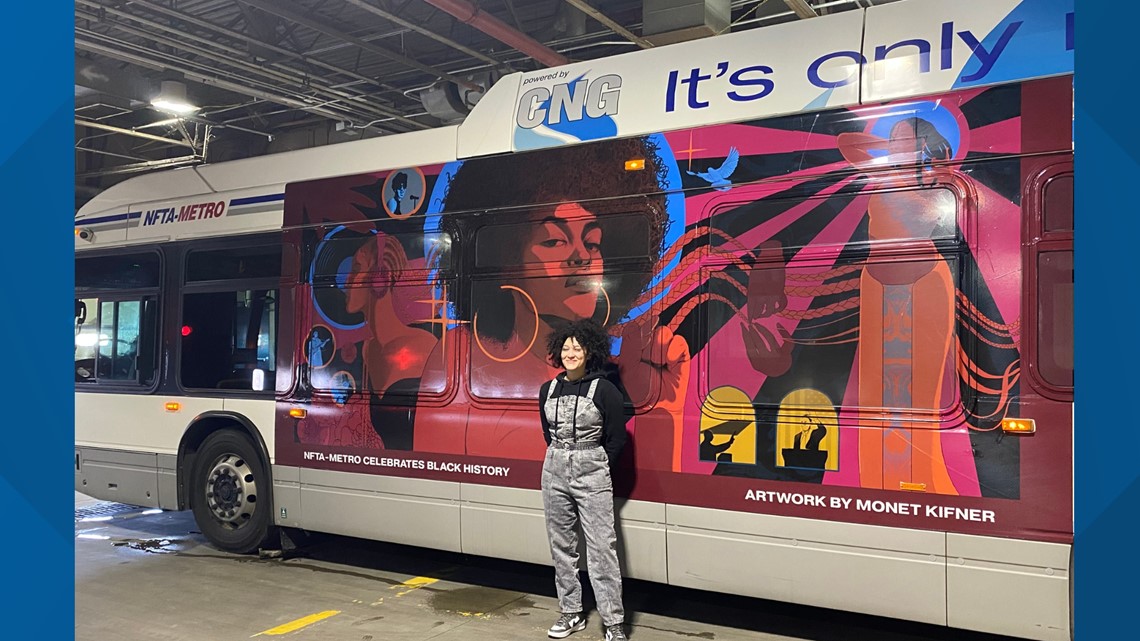 'Black Excellence' artwork displayed on NFTA Metro buses | wgrz.com