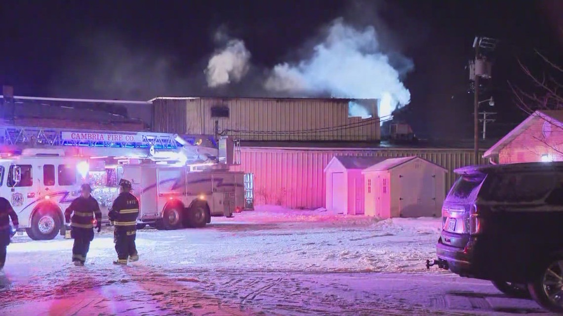 Fire companies battle Wilson grocery store fire Tuesday night | wgrz.com