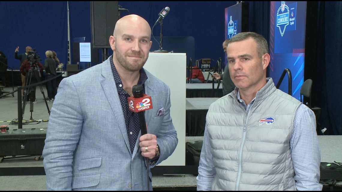 Bills GM Brandon Beane talks 1-on-1 with Sports Director Jon Scott at ...