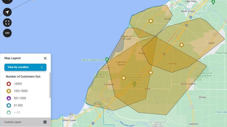 National Grid power outage map shows WNY impact | wgrz.com