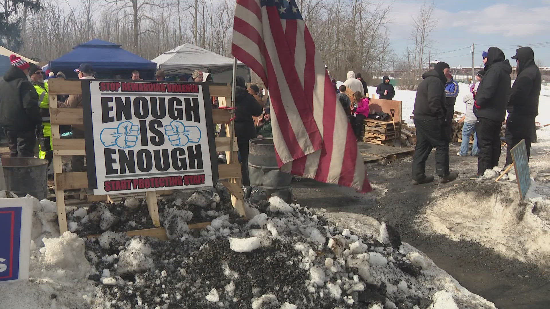 Mediation process enters Day 3 for state prison strikes | wgrz.com