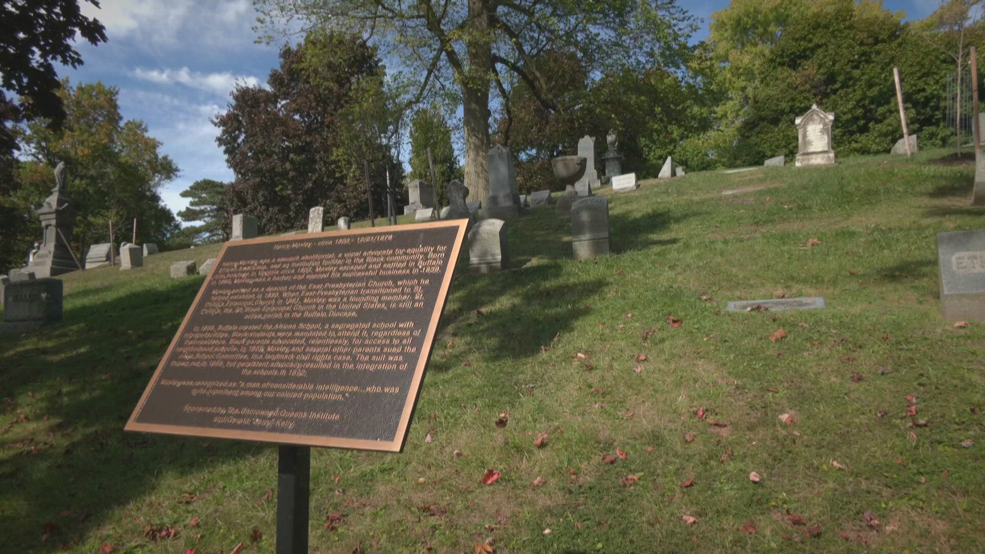 Buffalo honors abolitionist Henry Moxley with new grave marker | wgrz.com
