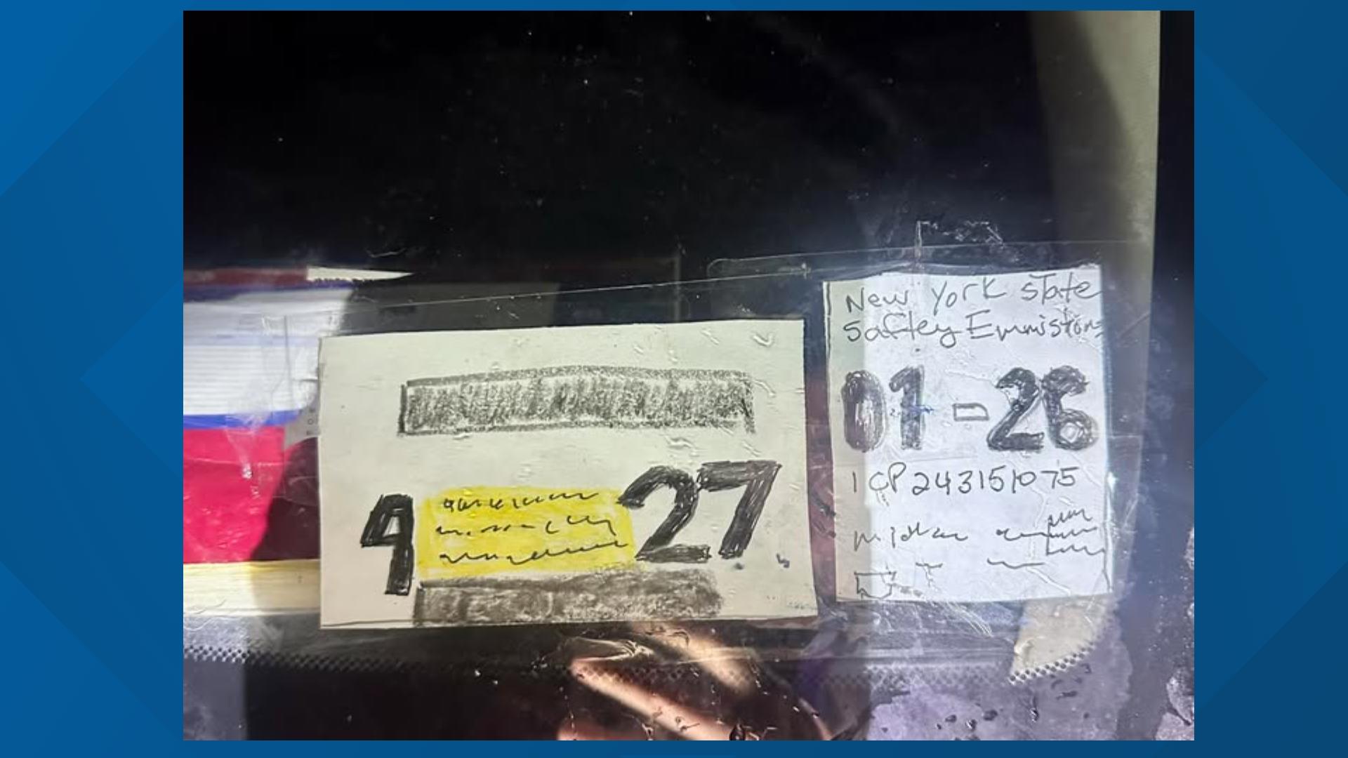State Police find hand-drawn registration stickers during traffic stop ...