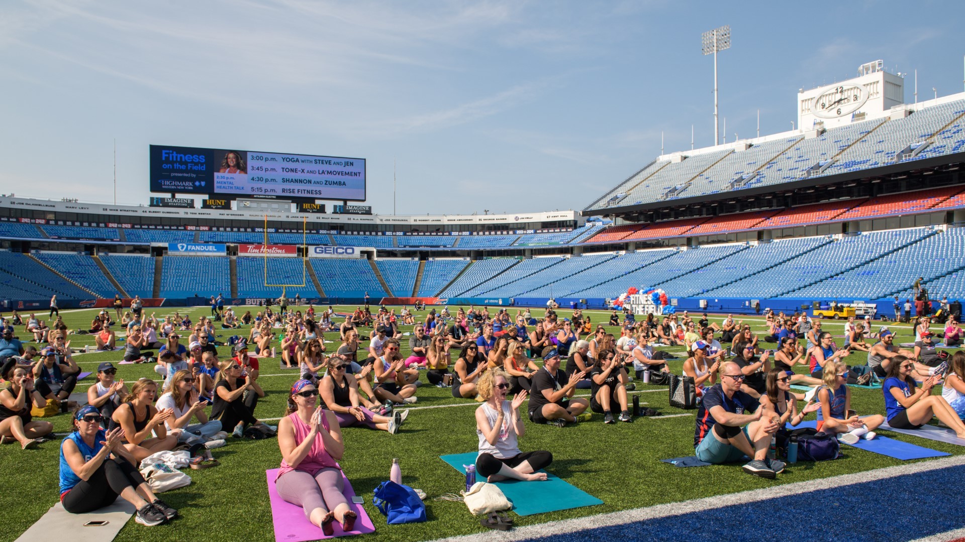 Fitness on the Field coming to Highmark Stadium this weekend | wgrz.com