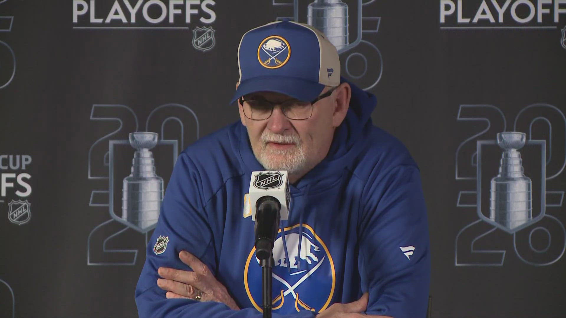 Sabres' Lindy Ruff talks with media ahead of Saturday's game. | wgrz.com