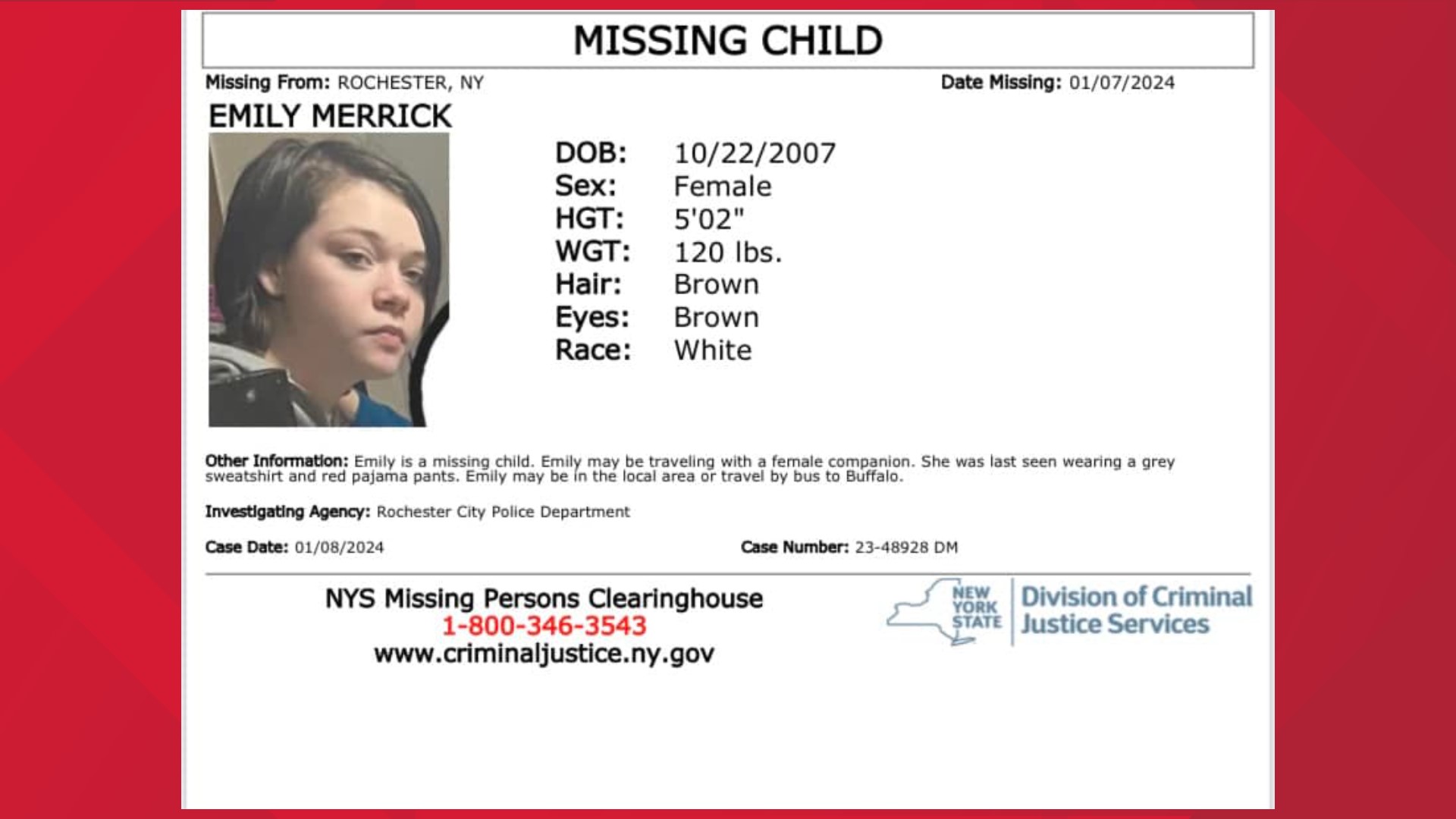 Missing 16-year-old may be traveling to Buffalo | wgrz.com