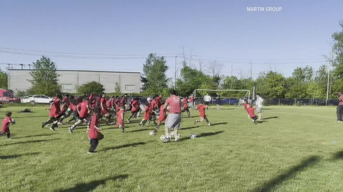 Excitement growing for World Cup, local youth soccer players were out ...