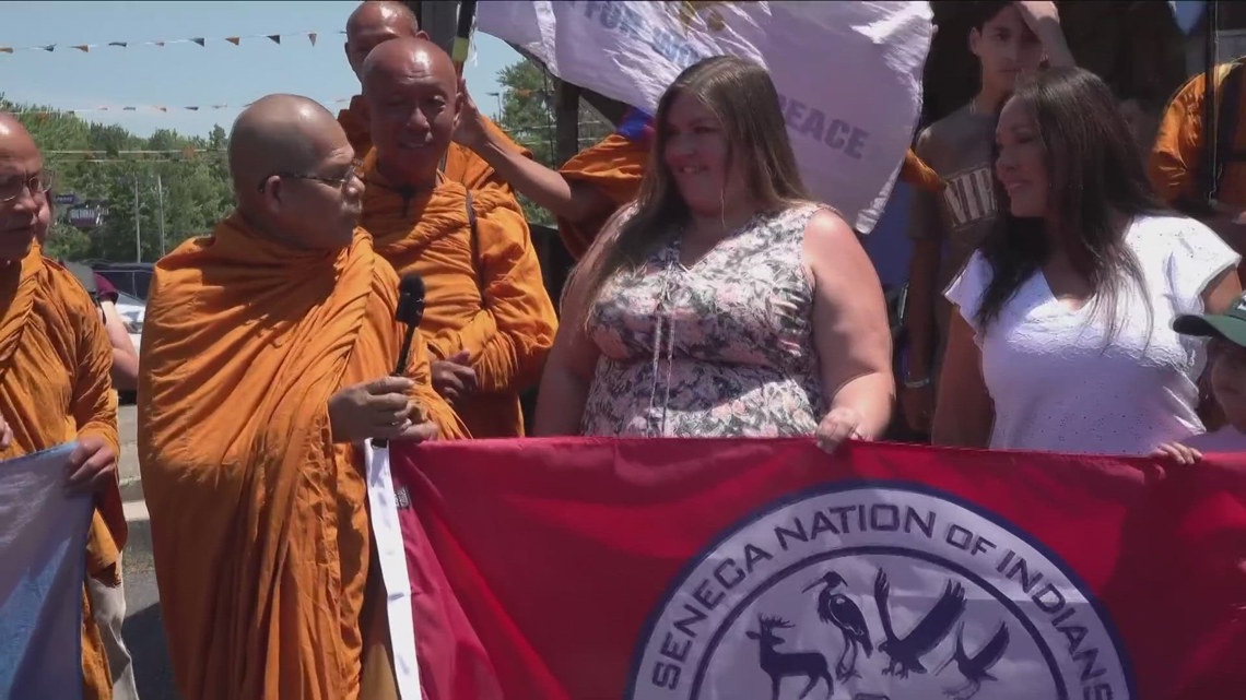 Buddhist Monks Walking for World Peace | wgrz.com