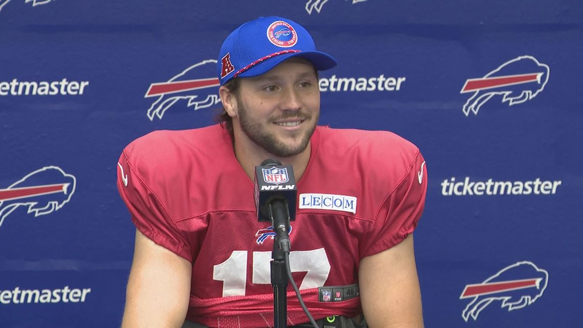 Josh Allen roots for the Yankees at the World Series | wgrz.com
