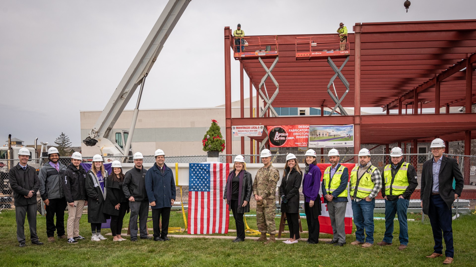 Niagara University marks the progress of renovation to the Kiernan ...
