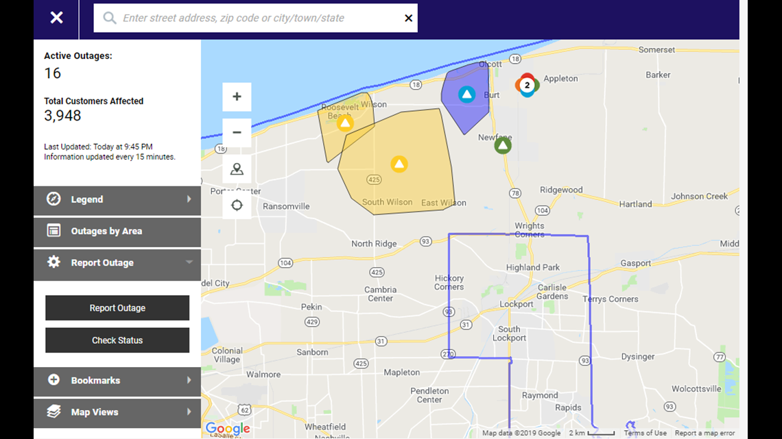 Hundreds in Niagara County without power | wgrz.com