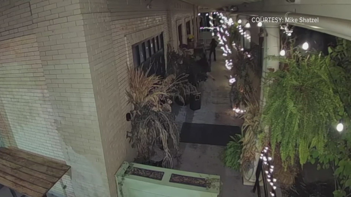 Vandalism at the terrace at Delaware Park | wgrz.com