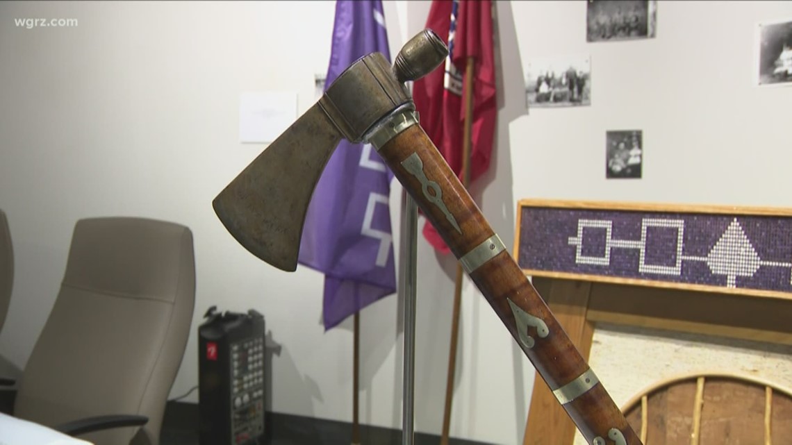 Chief Cornplanter's tomahawk returns to Seneca Nation for display ...