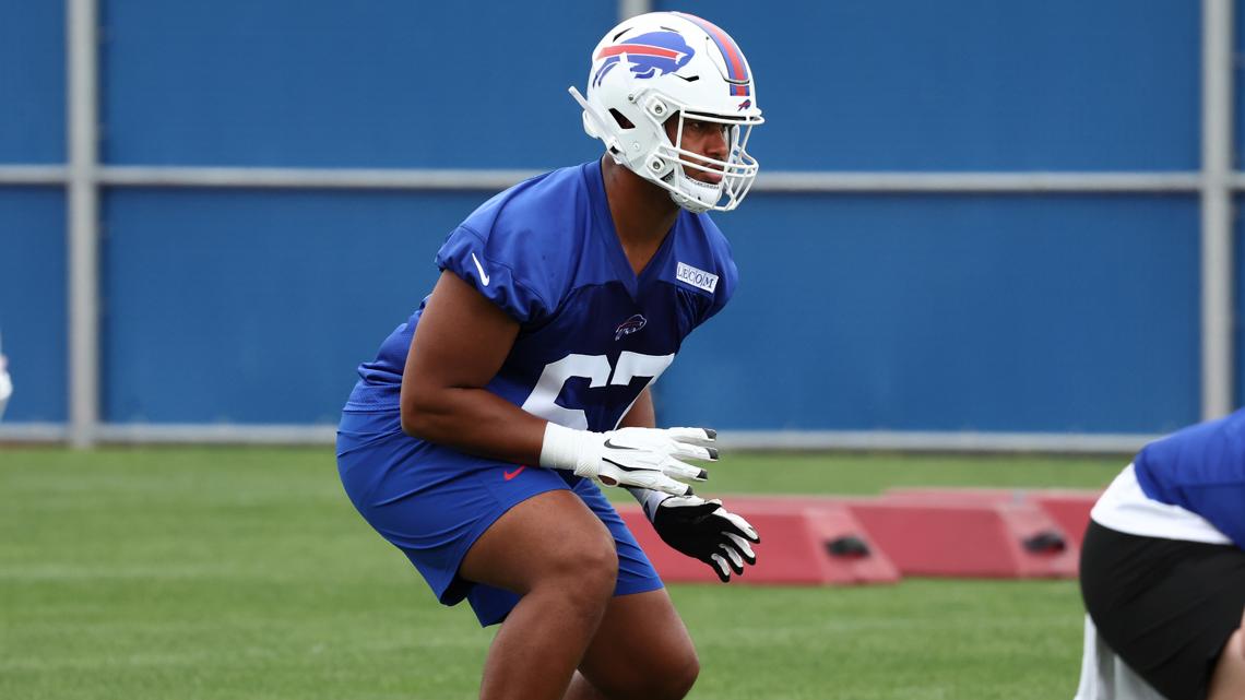 Bills rookie Travis Clayton embracing opportunity with transition from ...