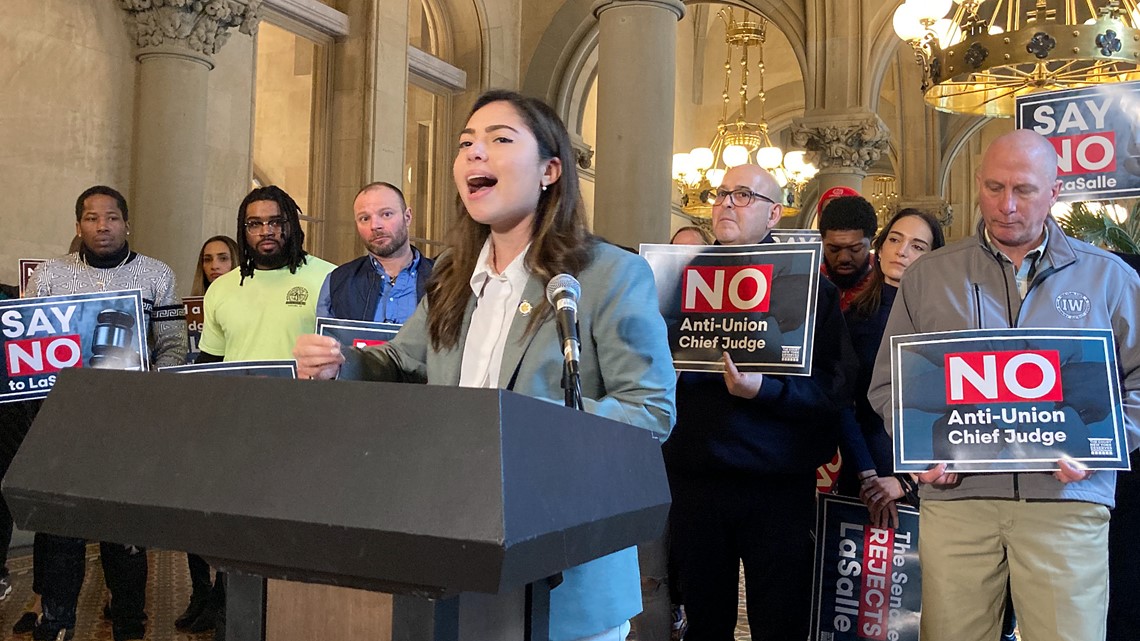 Liberal senators oppose NY governor's pick to lead top court | wgrz.com