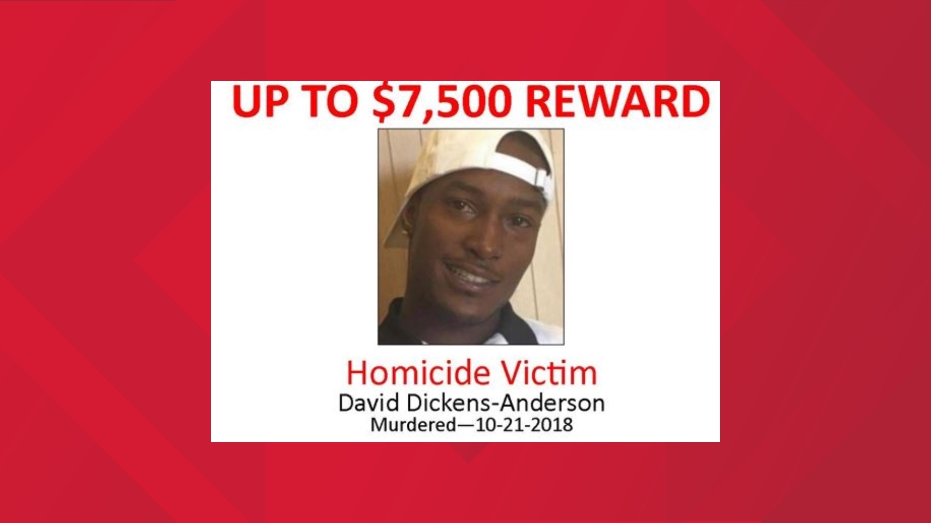 Crime Stoppers offering reward in connection with the 2018 murder of ...