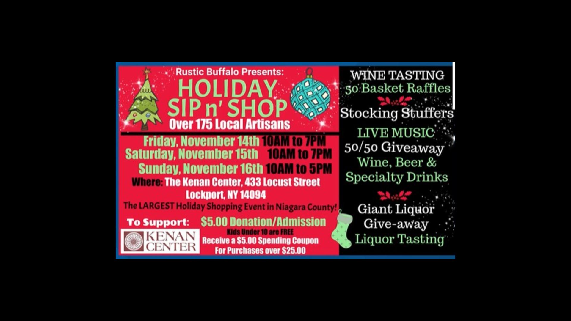 Rustic Buffalo Holiday Sip 'N Shop | wgrz.com
