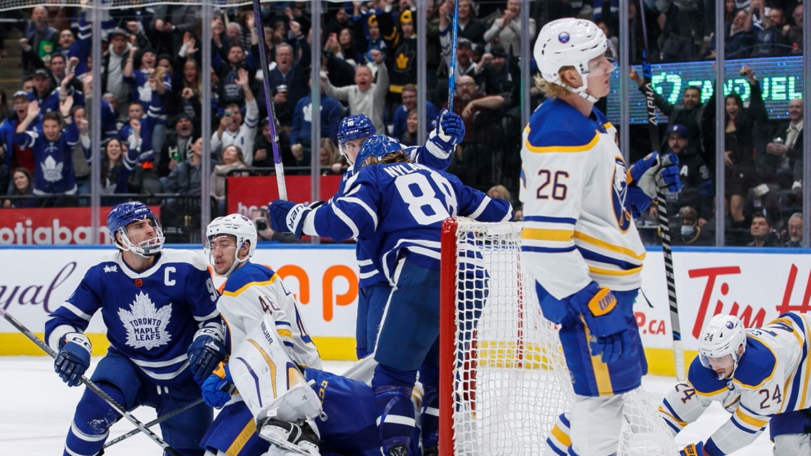 Maple Leafs hand Sabres 8th loss in a row with 5-2 victory | wgrz.com