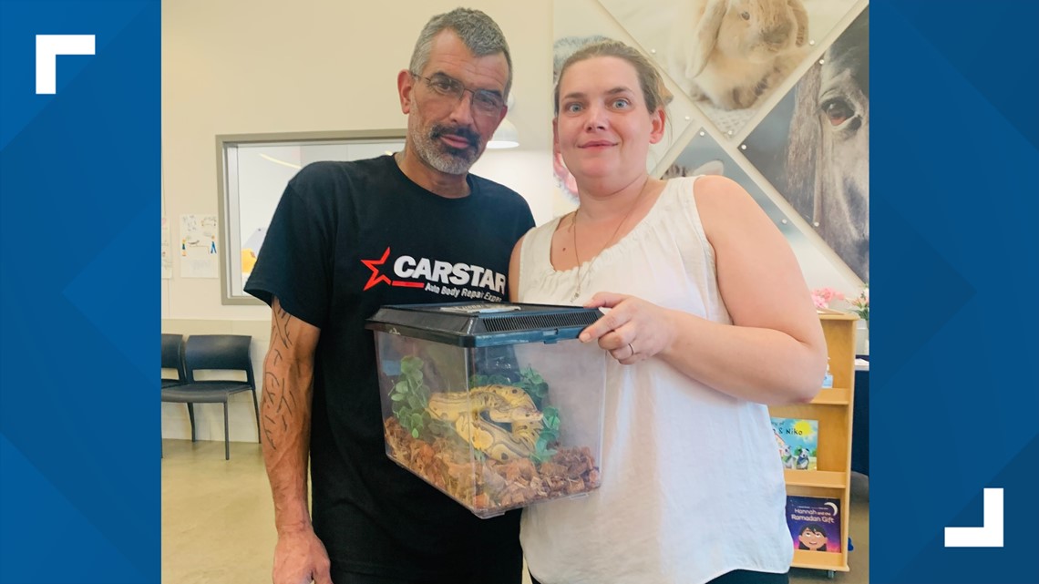 Pythons found at Delta Sonic car wash adopted | wgrz.com