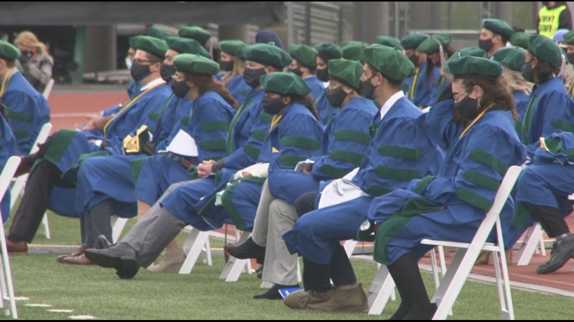 UB holds first of many spring graduation ceremonies with COVID ...