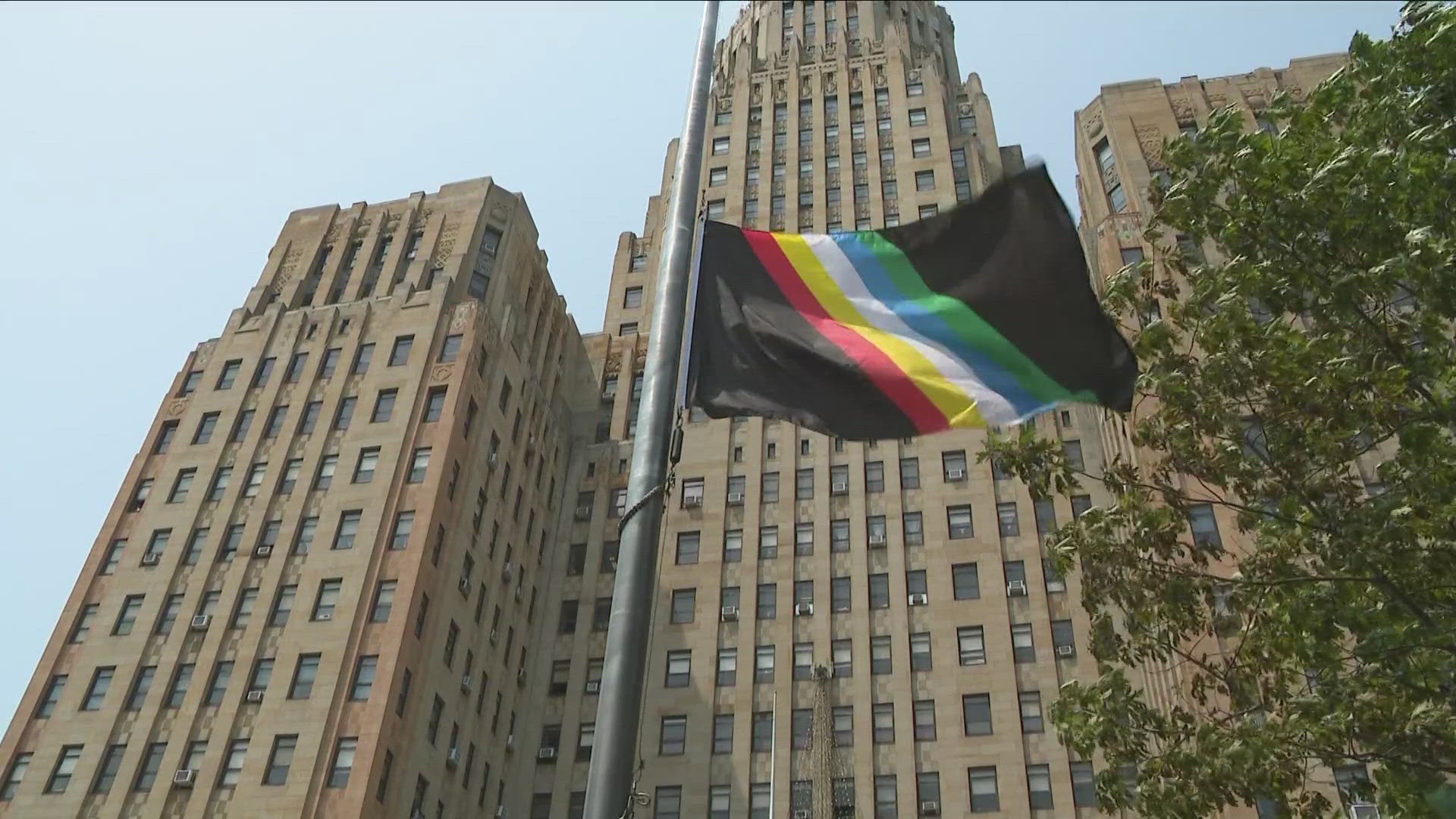 Disability pride flag raised today in Buffalo | wgrz.com