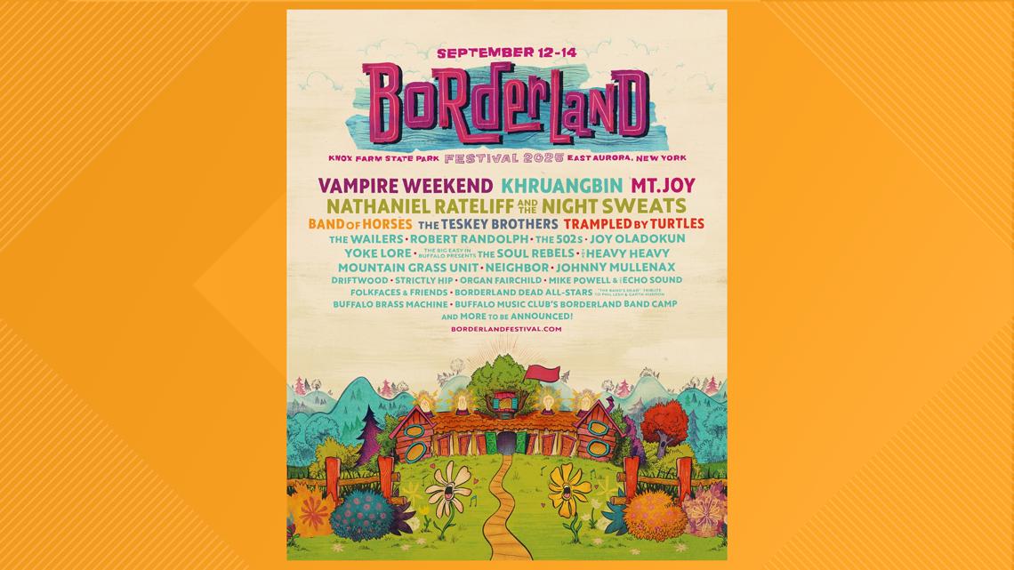 Borderland Music Festival announces lineup for 2025 | wgrz.com