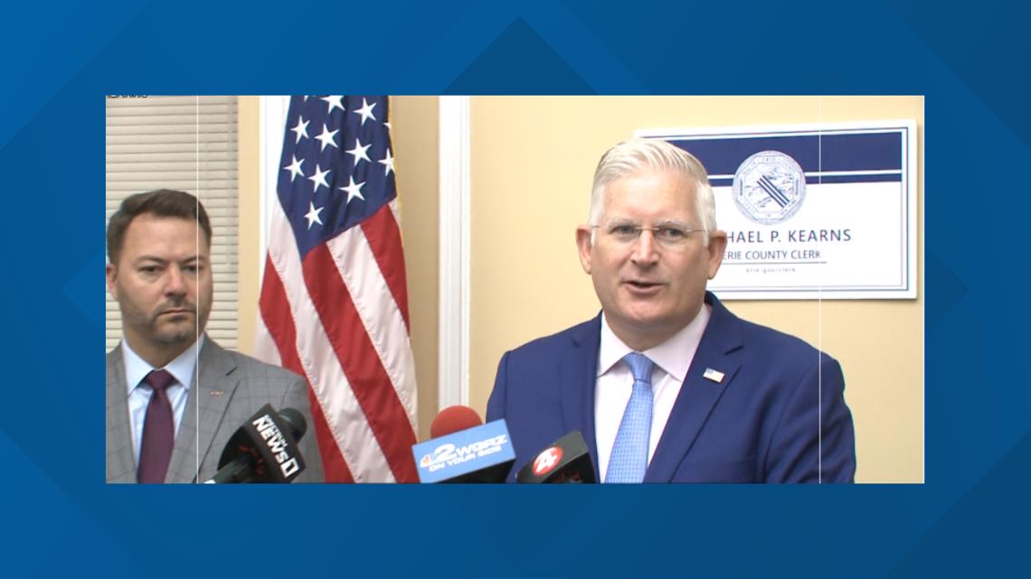 Kearns defends hiring of 'distant relative' for top post in Erie Co. Clerk’s Office | wgrz.com