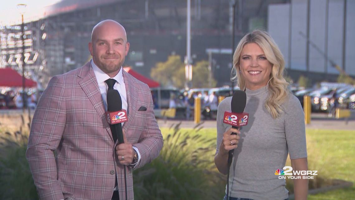 Jon Scott talks with NBC's Melissa Stark ahead of the Bills' Sunday Night Football game | wgrz.com