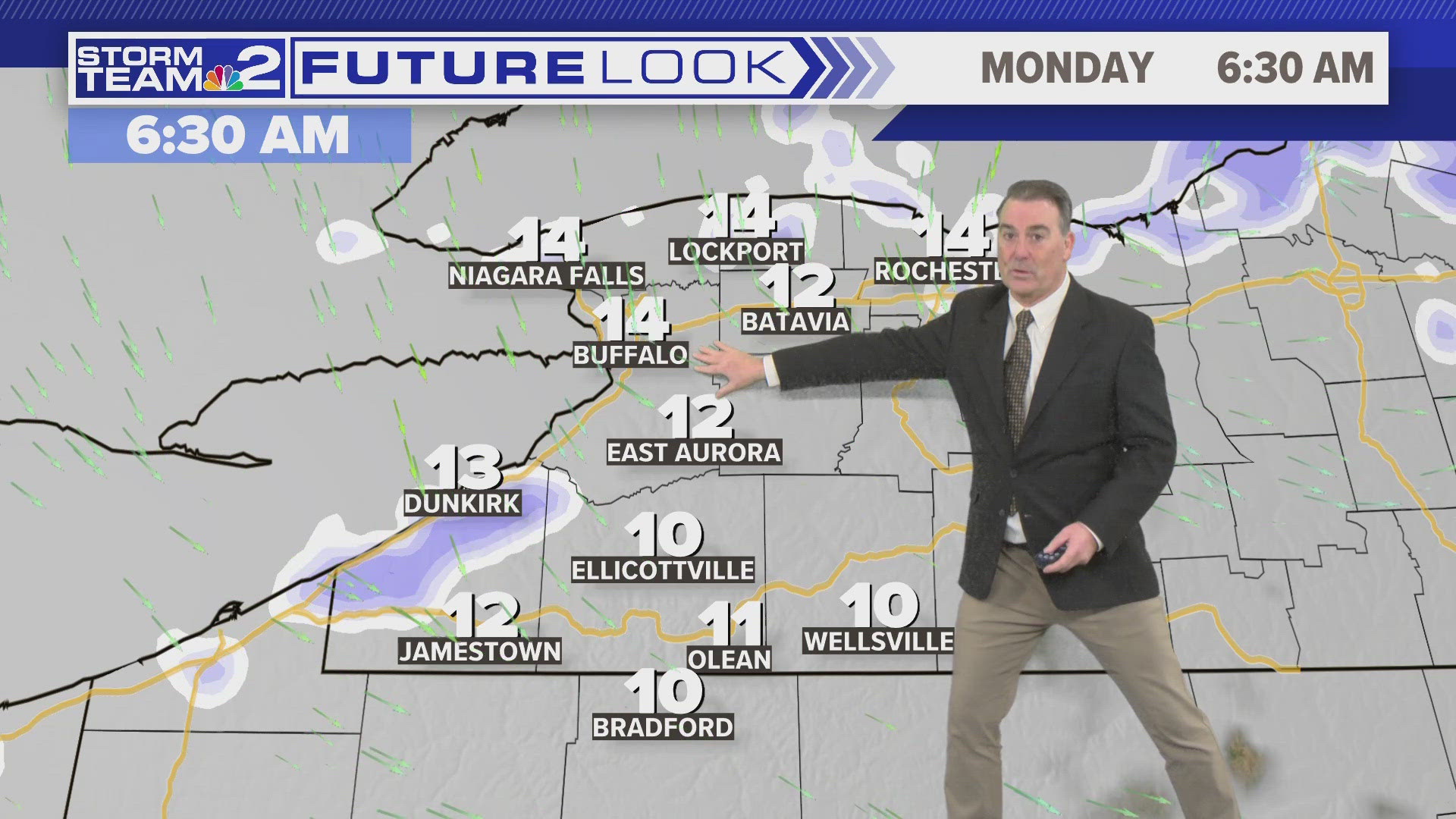 Thruway travel ban for LCV tractor-trailers in place Sunday | wgrz.com