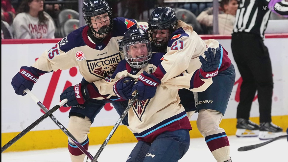 Montreal Victoire, WNY native Hayley Scamurra win their first PWHL ...