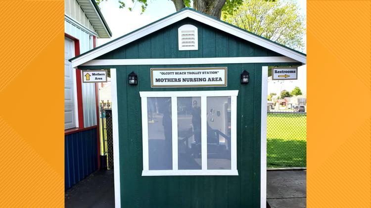 Olcott Park unveils new 'Baby Break Room' for nursing mothers | wgrz.com