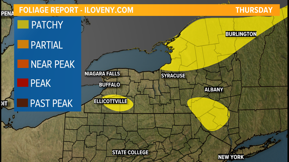 First reports of fall colors spotted across New York State | wgrz.com