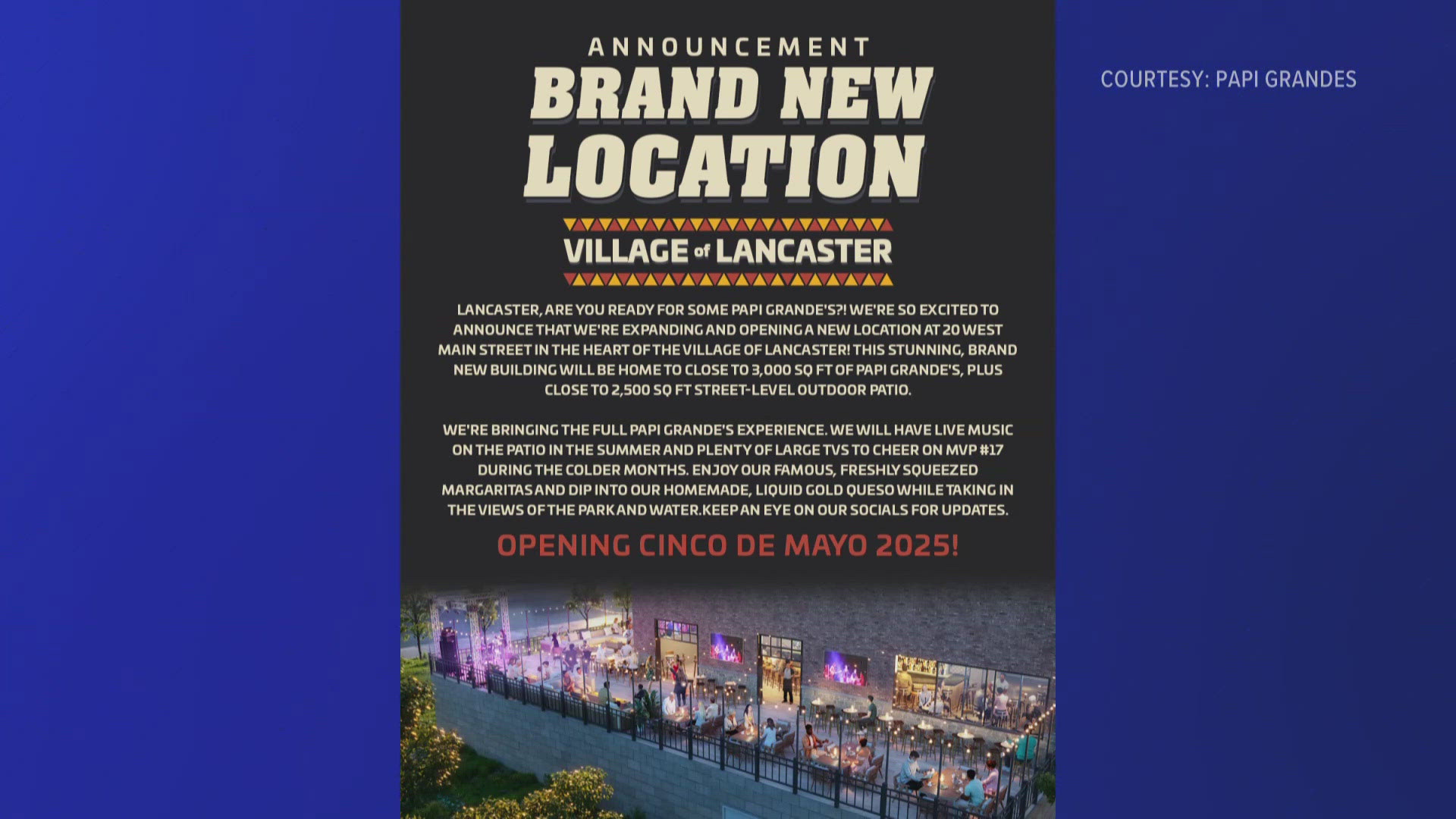 Papi Grande's Waterfront and Beach Bar announces expansion plans | wgrz.com