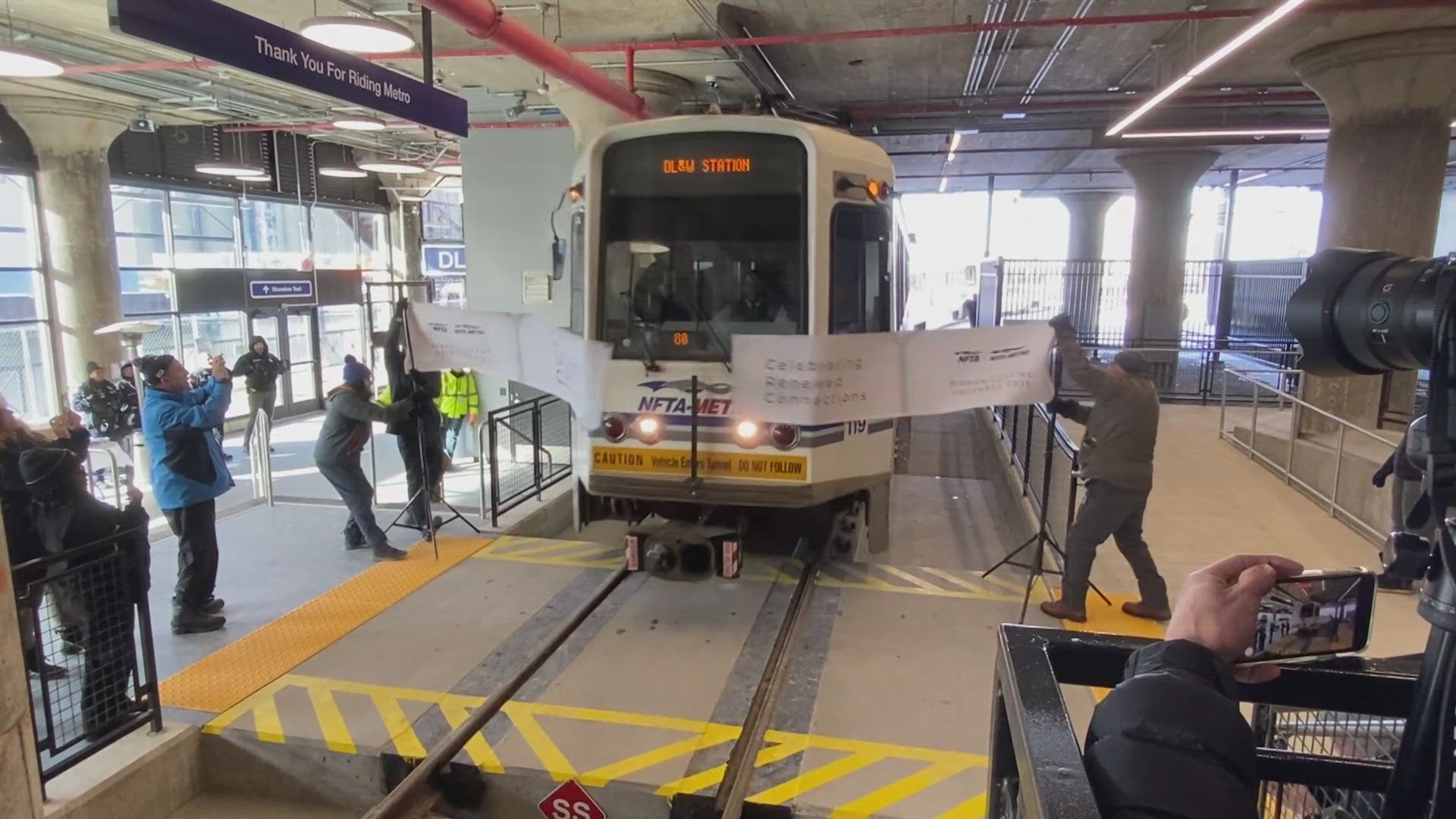 NFTA formally opens DL&W station | wgrz.com