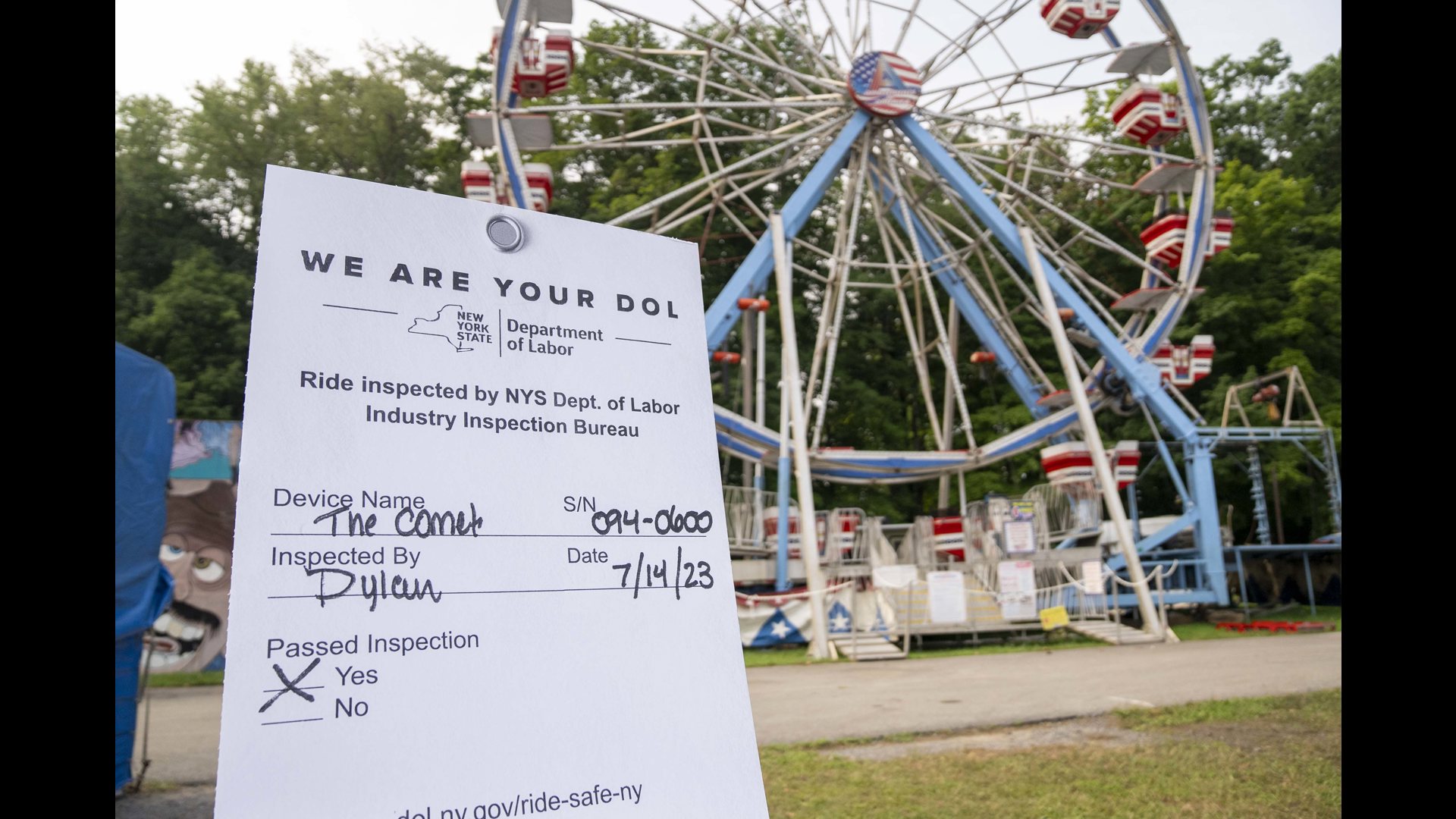 NYSDOL Ensures Ride Safety | wgrz.com