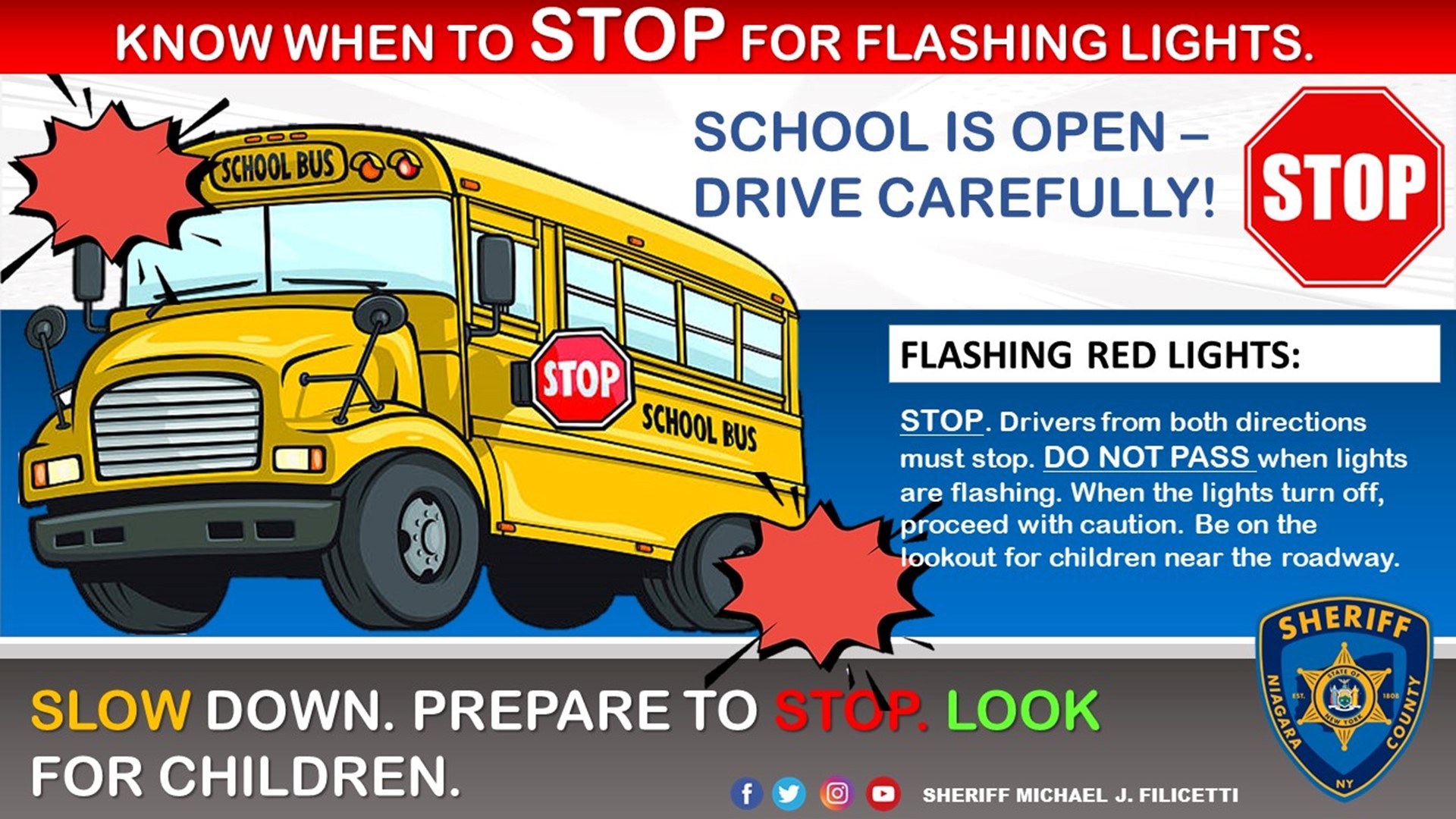 Back 2 School safety reminder from Niagara County Sheriff | wgrz.com