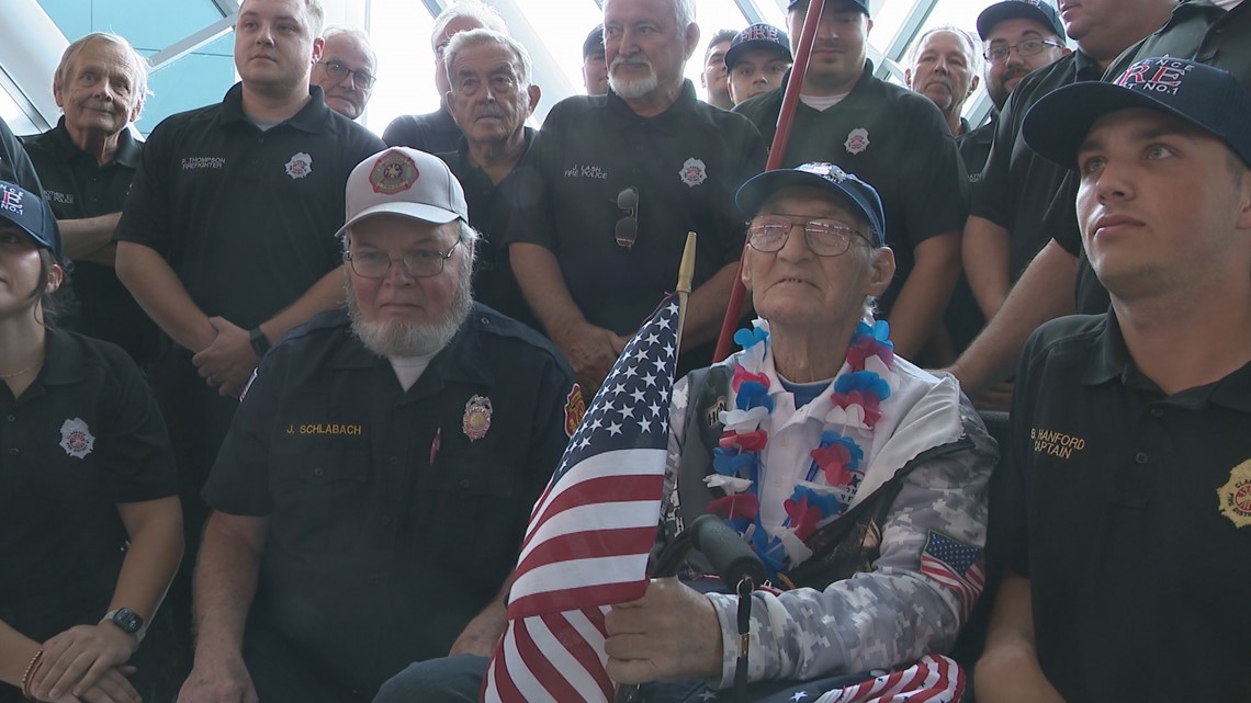 Veteran from Clarence returns from Lone Eagle flight | wgrz.com