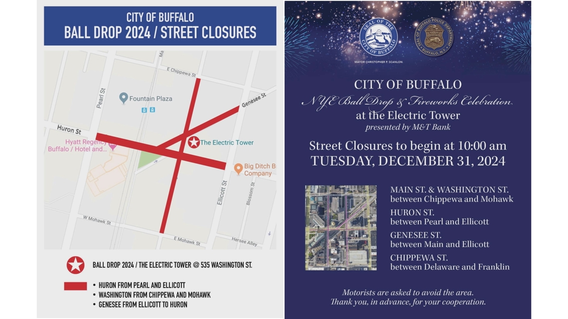 Buffalo Police announce road closures for NYE celebrations in the city ...