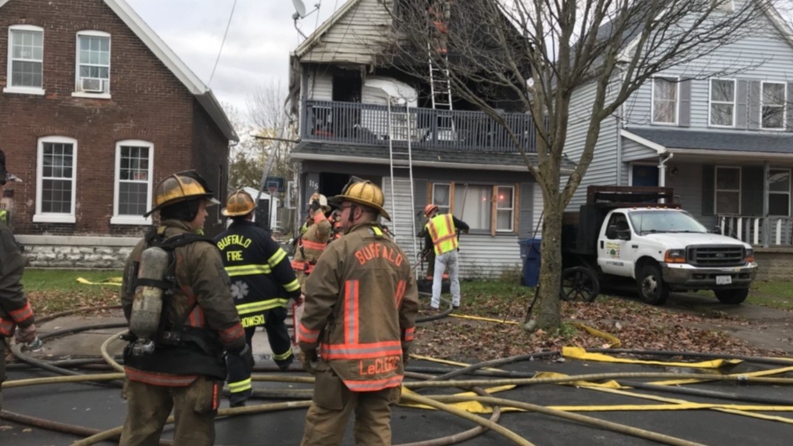 Buffalo firefighters respond to 2-alarm fire on Goethe Street | wgrz.com